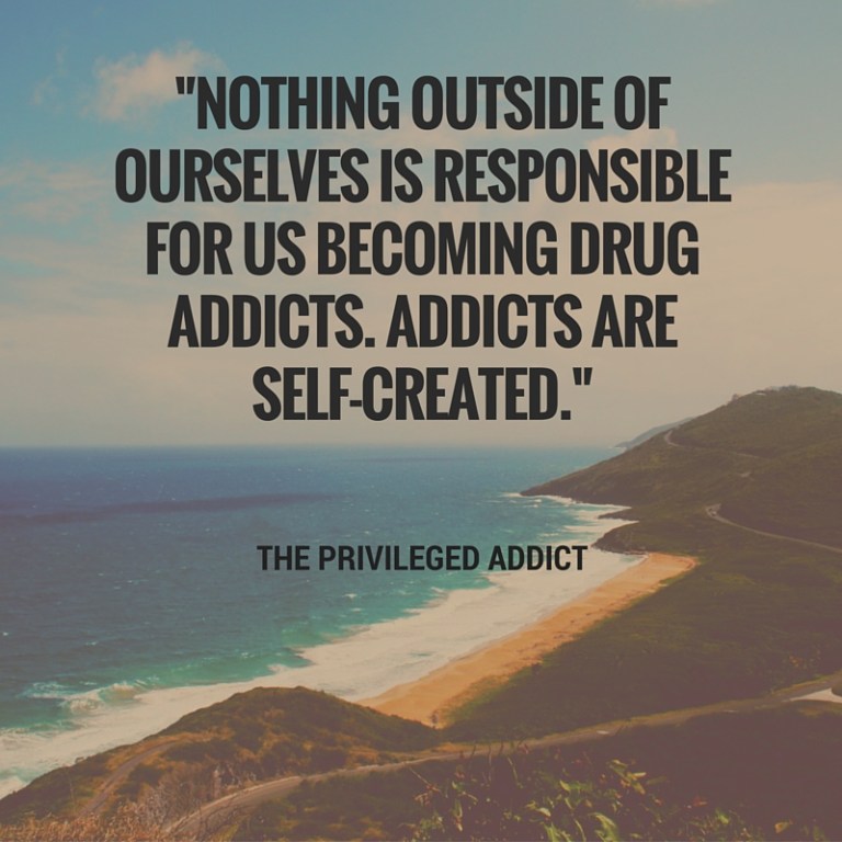 The privileged addict | Removing BS from addiction & recovery
